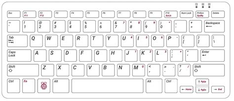 Buy Official Raspberry Pi Keyboard Whitered Online At