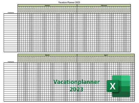 Vacation Planner 2023 [excel Template]