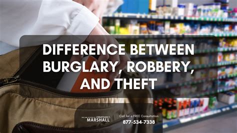 Difference Between Burglary Robbery And Theft In New Jersey