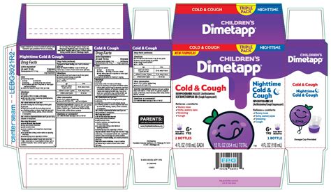 Dimetapp Cold And Cough And Dimetapp Nighttime Cold And Cough