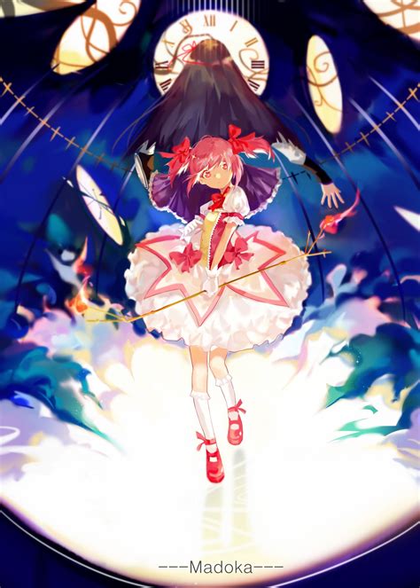 Puella Magi Madoka Magica Madoka Kaname And Homura Akemi Madoka Mágica