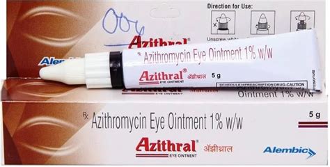 Eye Ointment Azithral Azithromycin 1 Eye Ointment Service Provider