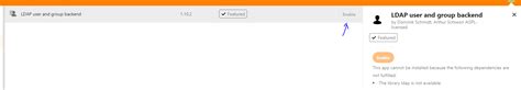 ldap user and group backend disabled ℹ️ support nextcloud community