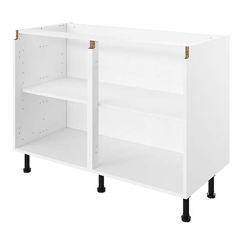 Caisson Bas De Cuisine Blanc L 120 Cm Caraway Innovo Goodhome Castorama