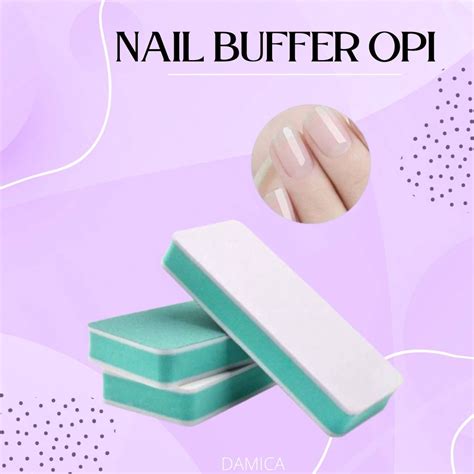 Nail Buffer Opi 2 Step Pengilat Kuku 2 Way Manicure Pedicure