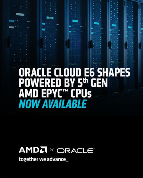 Welcome To Oracle Cloud Infrastructure Compute E6 ใช้