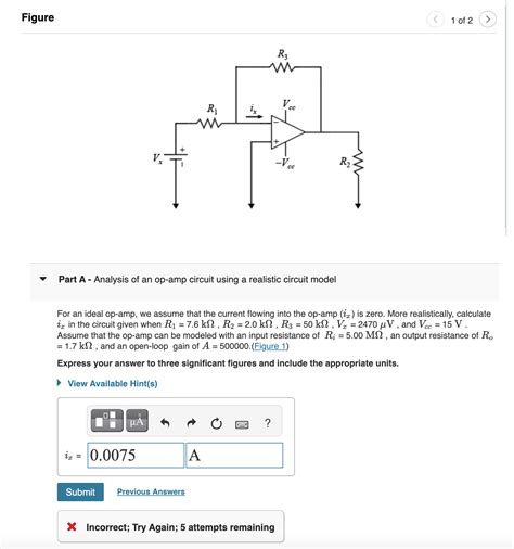 Solved Part C ﻿saturation Of A Summing Op Amp Circuitfor