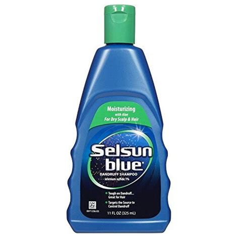 Selsun Blue Moisturizing With Aloe Dandruff Shampoo 11 Oz Pack Of 3