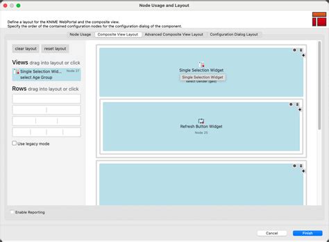 Layout Editor Of Component Composite View Layout Shows Nothing Knime Analytics Platform