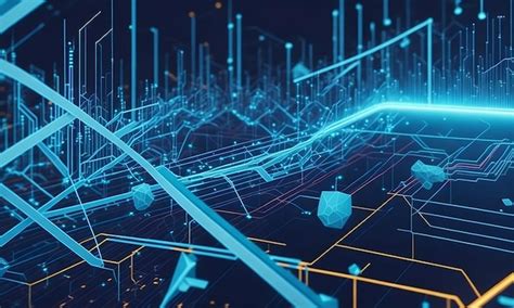 Premium Ai Image Technology Digital Data Abstract Background Data Analysis And Access To