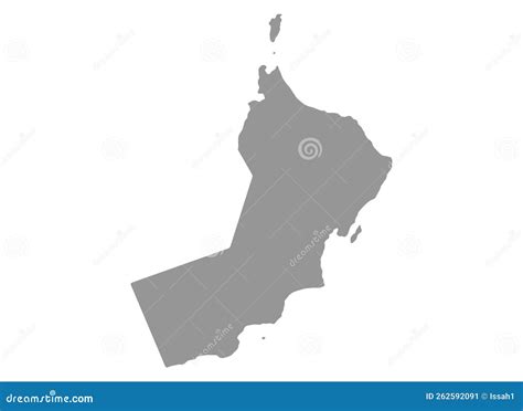 Map Oman Vector Background Isolated Country Texture 262592091