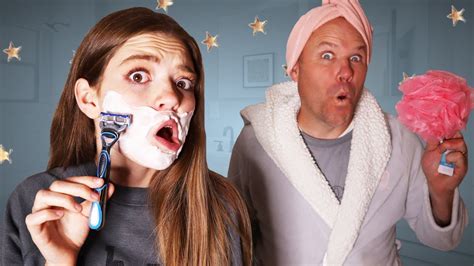 Swapping Night Routines With My Dad Youtube