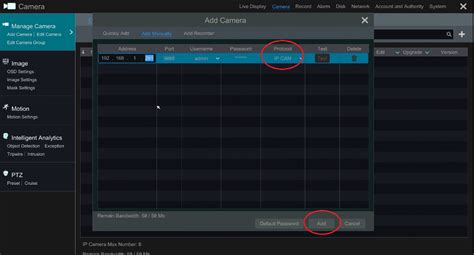 Titanium Recorder How To Add An IP Camera To A Titanium Recorder Local GUI