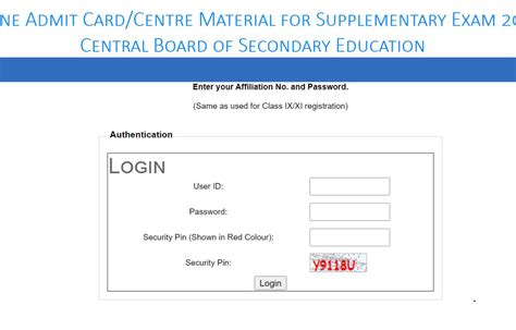 Cbse Supplementary Admit Card 2024 Out For Class 10 12 Download Link