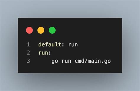 Makefile หนึ่งในรูปแบบโครงสร้างโปรเจค Golang คือการวาง Maingo ไว้ใต้ โฟลเดอร์cmd เวลารันโปรแกรม