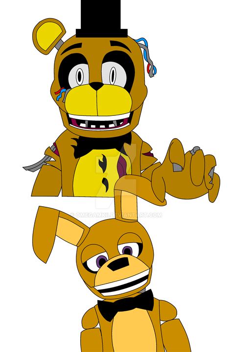Spring Goldie And Golden Bonnie By Omegamkii On Deviantart