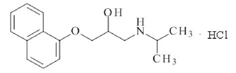 Chemical Structure Of Propranolol Hydrochloride Download Scientific