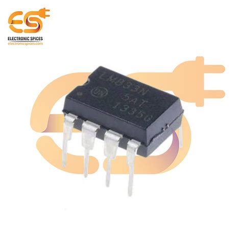 Lm833 Dual Low Noise Audio Op Amplifier Ic Dip 8 Package