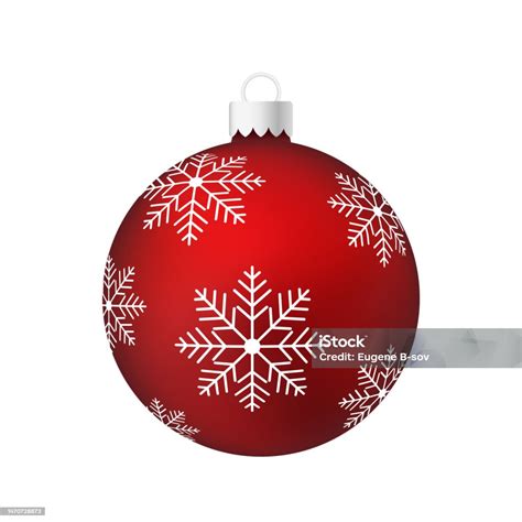 빨간 크리스마스 트리 장난감 또는 공 볼륨 과 현실적인 색상 일러스트 3차원 형태에 대한 스톡 벡터 아트 및 기타 이미지 3차원 형태 Political Party 구