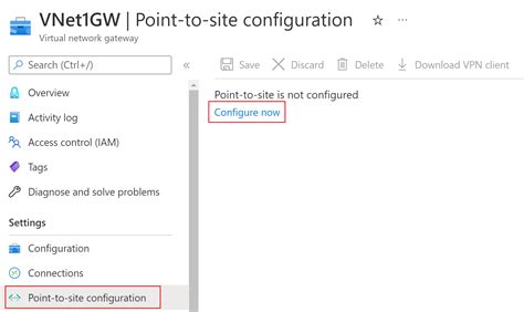 Connect To A VNet Using P2S VPN Certificate Authentication Portal