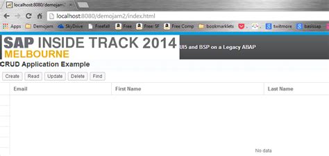 A Simple Ui5 Application Running Against Abap With Sap Community