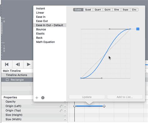 Advanced Timing Functions And Easing For Web Animations With Tumult Hype Tumult Company Blog