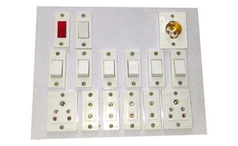 For Home PVC 6 Socket Electrical Switch Board 7 At 125 Piece In Nagpur ID 23217775462