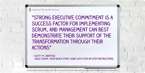 Agile Scrum Guide On Twitter Strong Executive Commitment Is A
