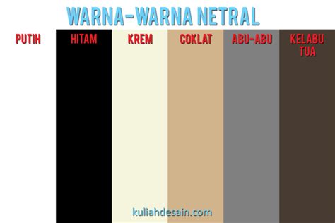 Contoh Warna Netral 53 Koleksi Gambar