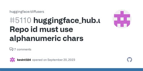 Huggingfacehubutilsvalidatorshfvalidationerror Repo Id Must Use