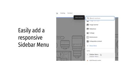 Ez Sidebar Menusidebar Filter Sidebar Menu Shopify App Store