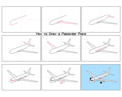آموزش نقاشی هواپیما همراه ویدیو و عکس برای کودکان وولک