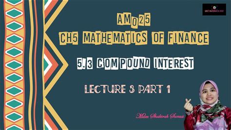 am025 chapter 5 lecture 3 of 5 part 1 youtube