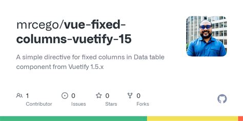 Github Mrcego Vue Fixed Columns Vuetify A Simple Directive For Fixed Columns In Data Table
