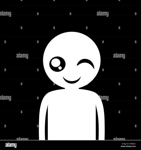 Emoji Wink Stock Vector Images Alamy