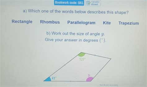 Solved Bookwork Code G51 Allowed Calculalor A Which One Of The Words