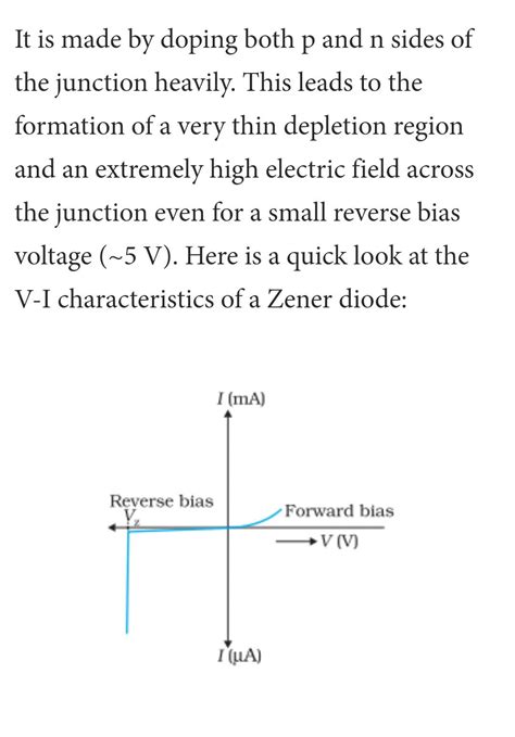 How Do Increased Doping Level Convert Normal Diode Into Zener Diode