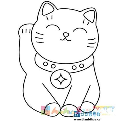 猫咪头部的简笔画 简笔画图片大全 蒲城教育文学网