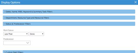 Task List Filtering Project Insight Help Center