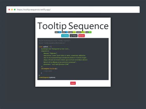 20 Awesome Javascript And Css Tooltip Libraries Bashooka