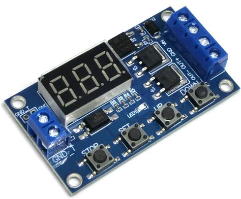Amazon DC V V Dual MOS LED Digital Time Delay Relay Trigger Cycle Timer Delay Switch