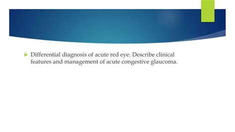 Acute Congestive Glaucomapptx