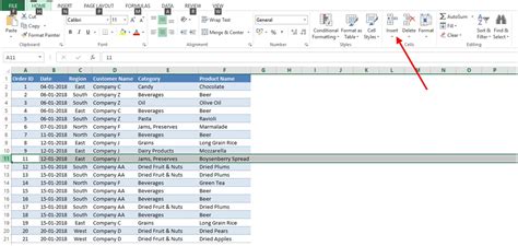 How To Insert A Row In Excel QuickExcel