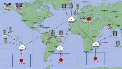 Animation Of Packet Flow Within The Topology Download Scientific Diagram