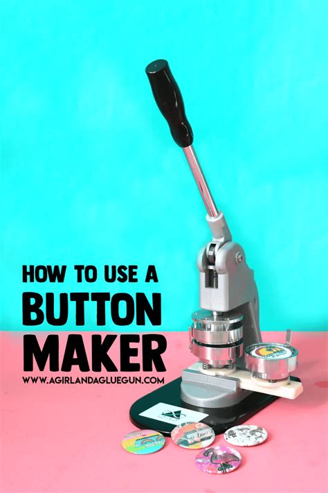 How To Make Buttons With A Button Maker At Frank Ray Blog
