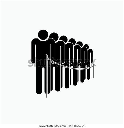 Queue Icon Line Symbol Design Elements Stock Vector Royalty Free 1564895791 Shutterstock