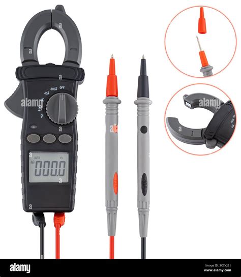 Portable Measuring Multimeter With Display For Checking Electrical