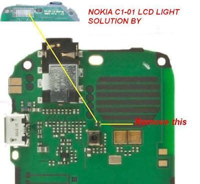 Nokia C Lcd Light Jumper Solution Free