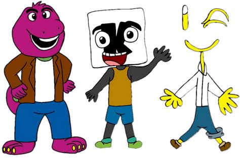 Barney Kiro Ramy And Yimen By Kuromiuniverse2023 On Deviantart