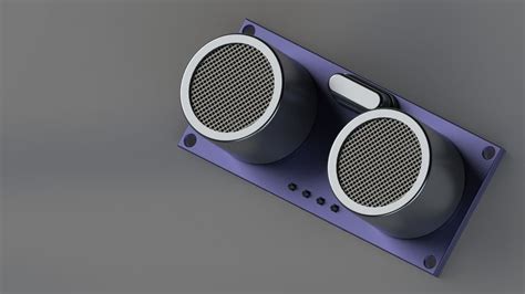 Download Stl File Ultrasonic Sensor For Arduino Hc Sro4 • 3d Printer